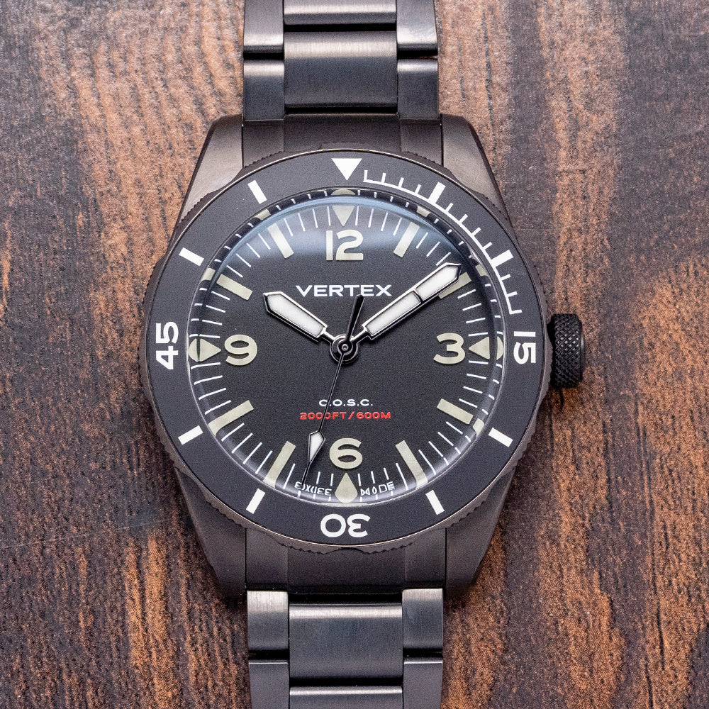 2022 Vertex M60C AquaLion No-Date Black DLC 40mm