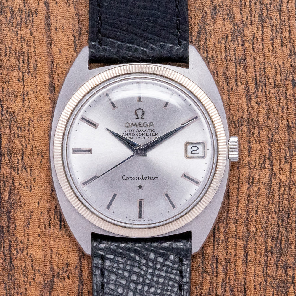 1968 Omega Constellation "C-Case" White Gold Bezel 168.027