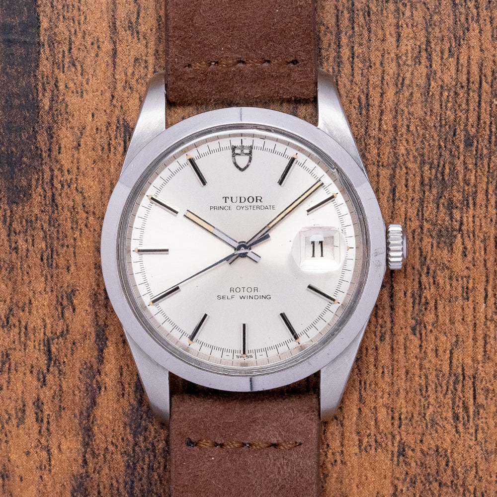 1977 Tudor Prince Oysterdate Jumbo 38mm Silver 9080/0
