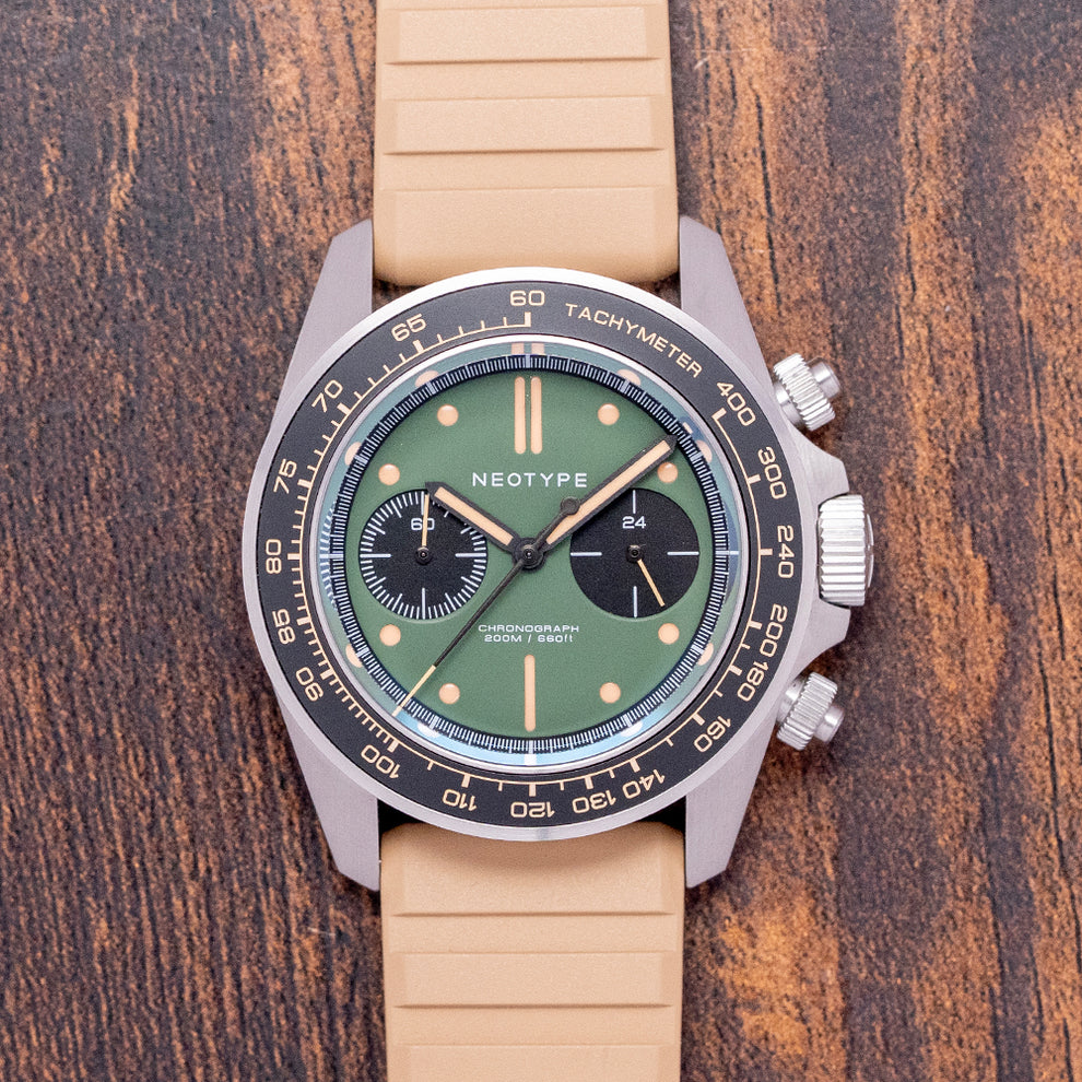 2025 Neotype LM02 Type C 'Green + Old Radium' 41mm