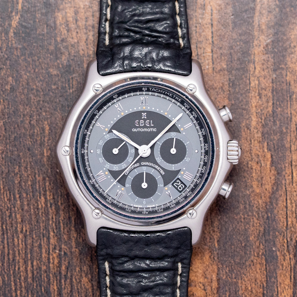 1996 Ebel Le Modulor Chronograph Automatic Black 9137241