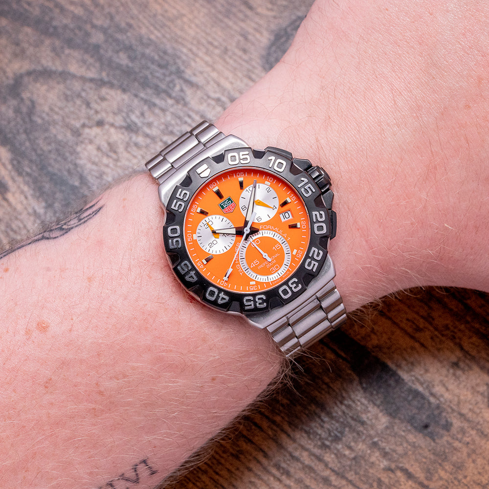 2007 TAG Heuer Formula 1 Orange Chronograph CAH1113 – KibbleWatches