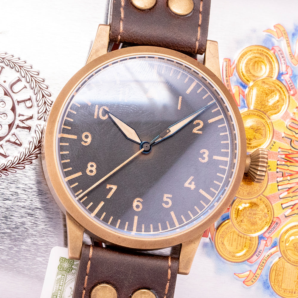 2018 Laco Westerland Bronze 45mm Manually Wound – KibbleWatches