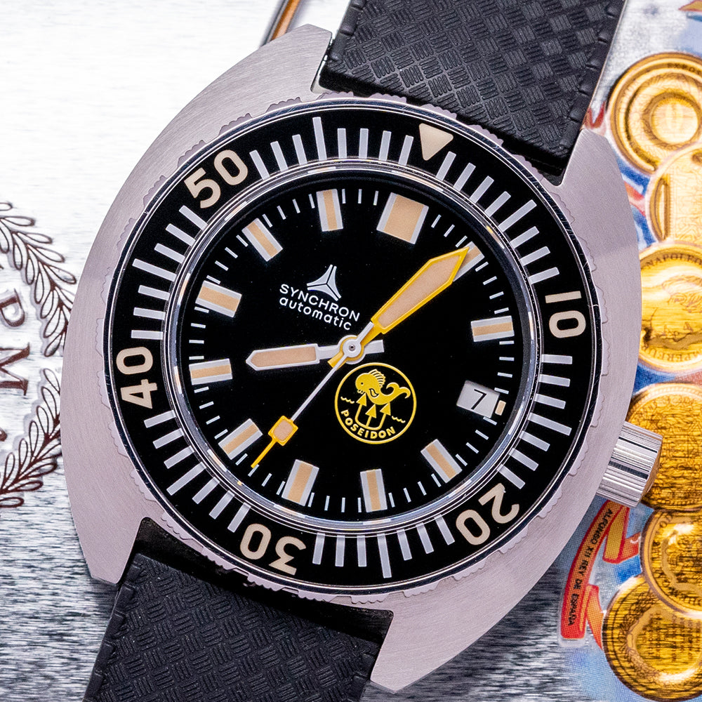 2023 Synchron Military Poseidon 42mm Black Limited Edition – KibbleWatches