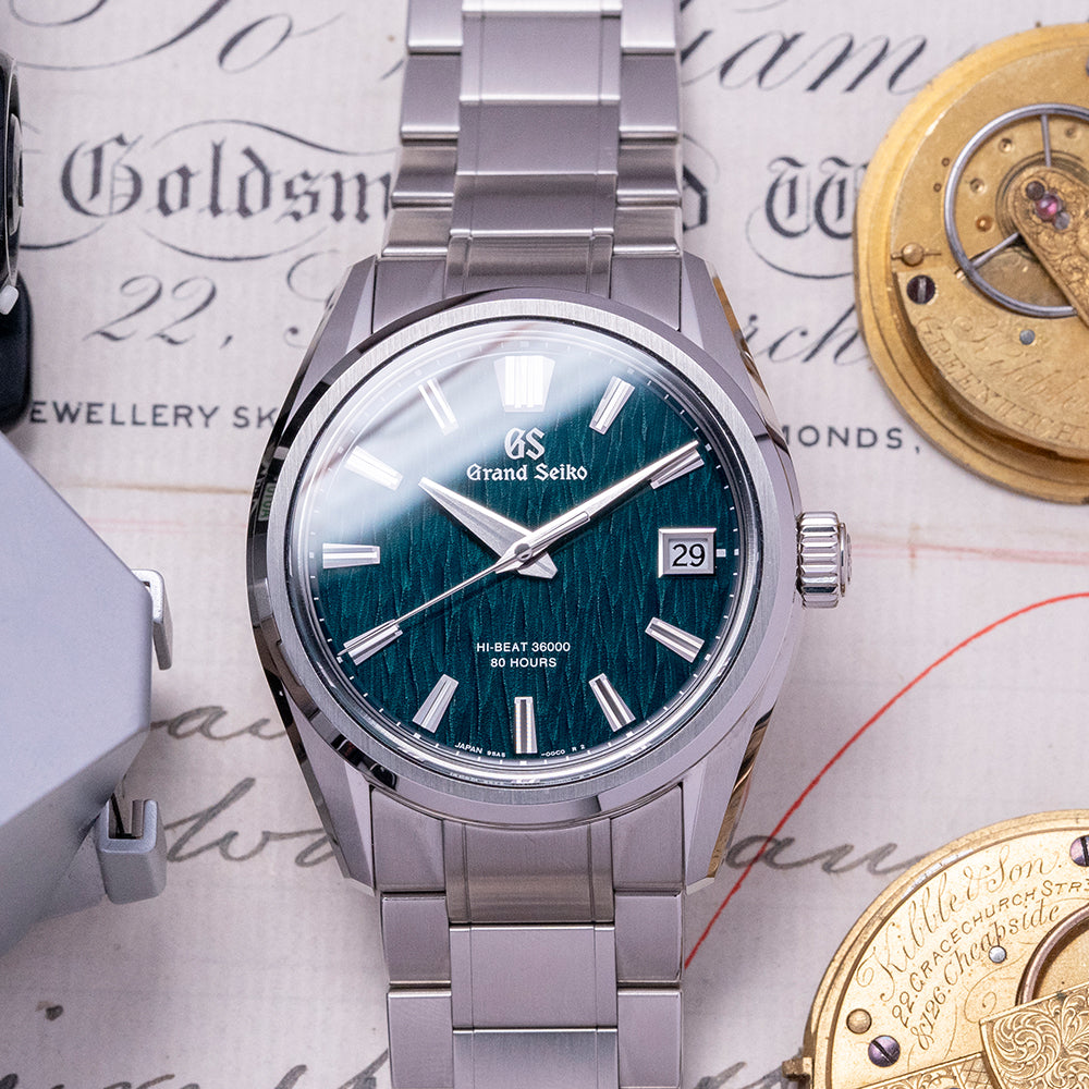 2022 Grand Seiko 'Green Birch' Hi-Beat 40mm SLGH011G – KibbleWatches